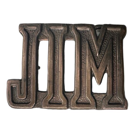 The CHAD Mfg Co. | Accessories | Vintage Personalized Name Jim Block ...